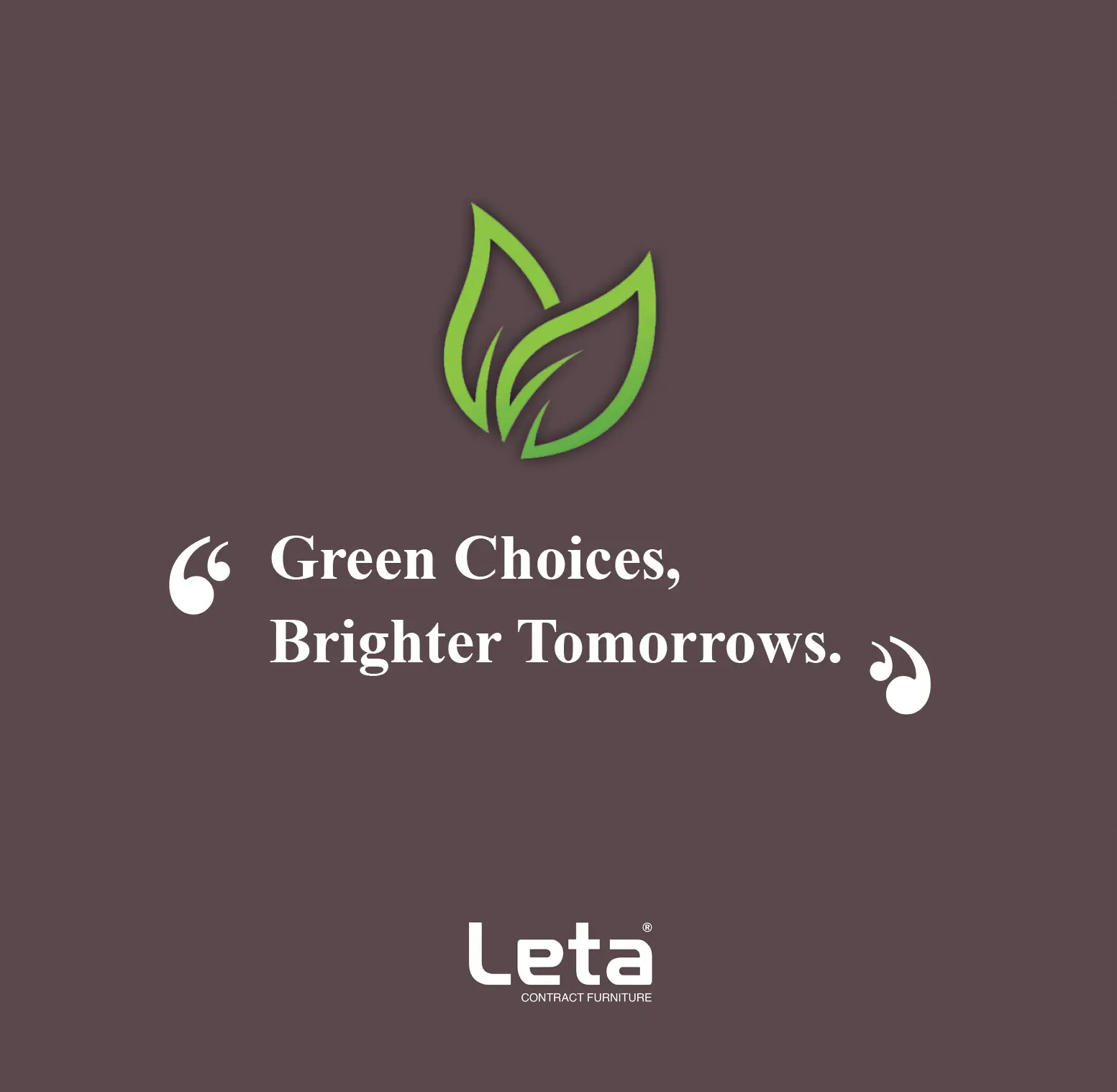 Sustainability - Leta Chair